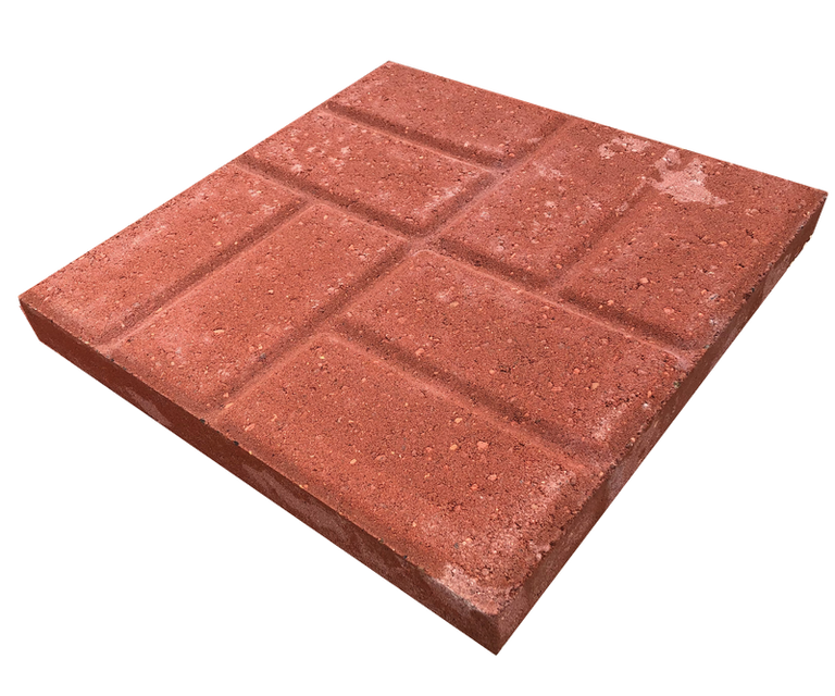 16x16 Red Brickface Slabs Landscape Liquidator 16x16-red-brickface-slabs-landscape-liquidator